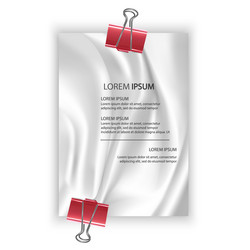 Poster in a4 format with smooth elegant black Vector Image