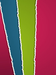 Torn paper number background Royalty Free Vector Image