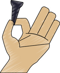 Drawing Hand Holding Something Vector Images (over 180)