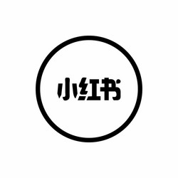 Rednote logo app icon editable svg png Royalty Free Vector