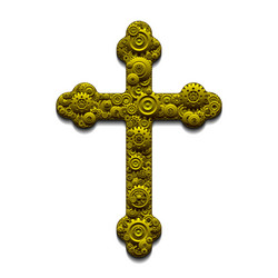 Religious symbol-cross Royalty Free Vector Image