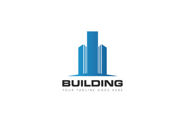 Building logo and icon design template Royalty Free Vector