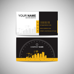 Construction Visiting Card Design
