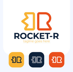 Letter R Rocket Logo Vector Images (over 110)