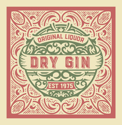 Gin Label Template Vector Images (over 560)