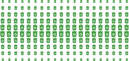 Trash bin shape halftone grid Royalty Free Vector Image