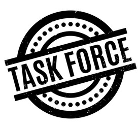Task force rubber stamp Royalty Free Vector Image