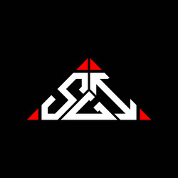 Sgi letter logo creative design with graphic Vector Image