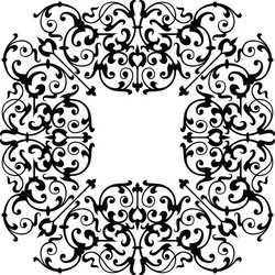 Elegant frame isolated icon Royalty Free Vector Image