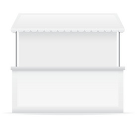 Market stall Royalty Free Vector Image - VectorStock