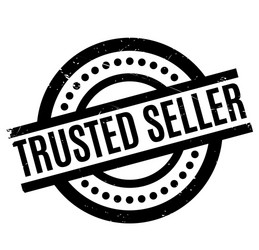 Trusted seller rubber stamp Royalty Free Vector Image
