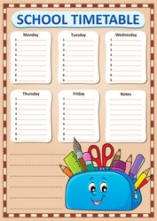 Creative School Timetable Vector Images (over 290)