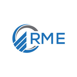 Rme abstract technology logo design on white Vector Image