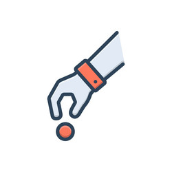 Picking Royalty Free Vector Image - VectorStock
