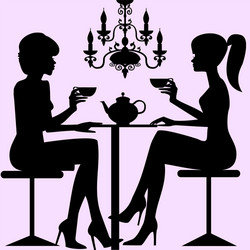 Tea time Royalty Free Vector Image - VectorStock