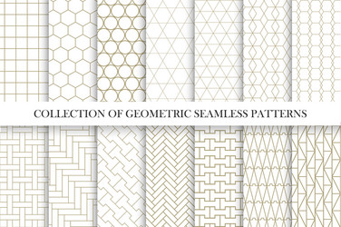 Seamless pattern - simple geometric background Vector Image