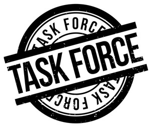 Task force rubber stamp Royalty Free Vector Image