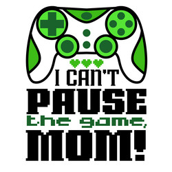 Gamer hand drawn motivation lettering phrase Vector Image