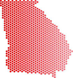 Georgia Dot Map State Vector Images (over 220)