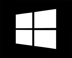 Windows brand symbol logo microsoft design Vector Image