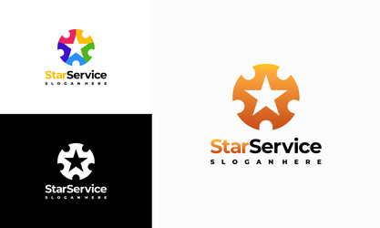 Service logo designs template wrench symbol Vector Image