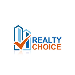 Villa house realty village logo Royalty Free Vector Image