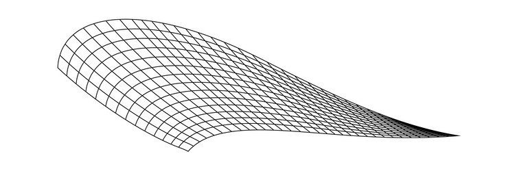 Net flying waving texture wave textile fabric Vector Image