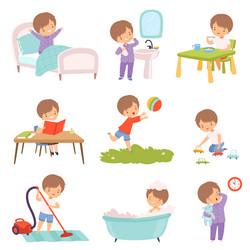 Kids Daily Routine Vector Images (over 2,100)