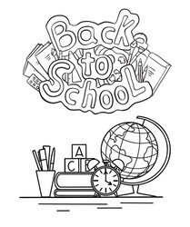 Back to school Royalty Free Vector Image - VectorStock
