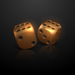 Golden Dice Vector Images (over 1,100)