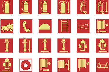 Signs and dangerous goods clp set four Royalty Free Vector