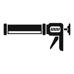 Silicon pistol icon simple sealant Royalty Free Vector Image
