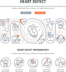 Heart defect Royalty Free Vector Image - VectorStock