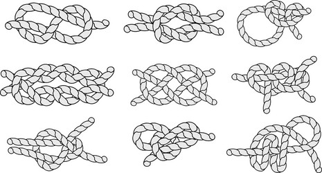 Rope loop4 Royalty Free Vector Image - VectorStock