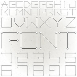 Abstract text design Royalty Free Vector Image