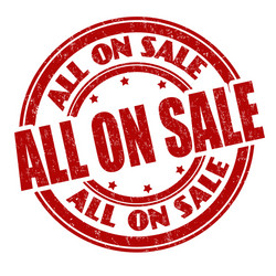 Sold out sign or stamp Royalty Free Vector Image