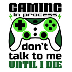 Gamer hand drawn motivation lettering phrase Vector Image