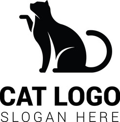 Creative logo design dog and cat template Vector Image