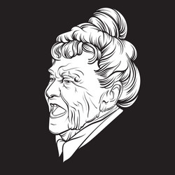 Angry Grandma Vector Images (over 160)