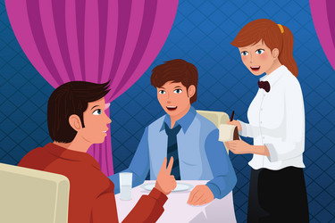 Waiter Restaurant Serving Cartoon Vector Images (over 4,600)