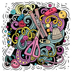 Handmade cartoon Royalty Free Vector Image - VectorStock