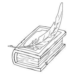 Book Feather Vector Images (over 10,000)