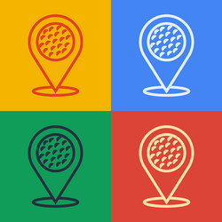 Pop Art Golf Vector Images (over 370)