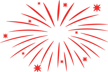 Firework burst new year celebration Royalty Free Vector