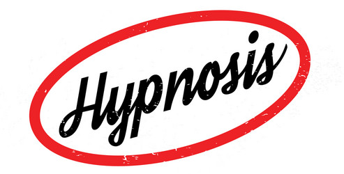 Hypnosis rubber stamp Royalty Free Vector Image