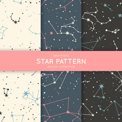 Northern hemisphere star map Royalty Free Vector Image