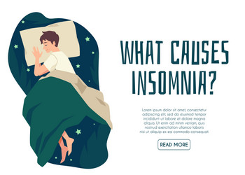 Infographic insomnia causes and tips Royalty Free Vector