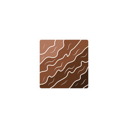 Wood sign icon tree growth rings logo icon Vector Image