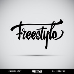 Freestyle Calligraphy Font Vector Images (40)
