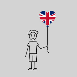 British english great britain english cartoon Vector Image